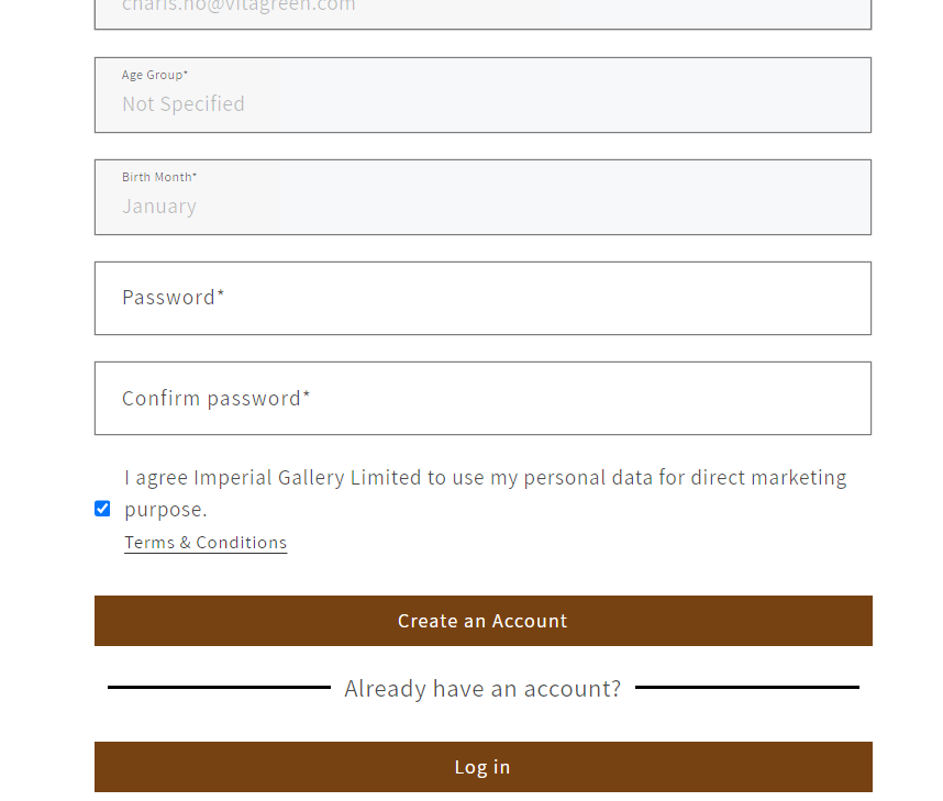 Registration Procedure – TEA CHÂTEAU